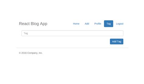 Creating A Blogging App Using React Part 6 Tags Envato Tuts