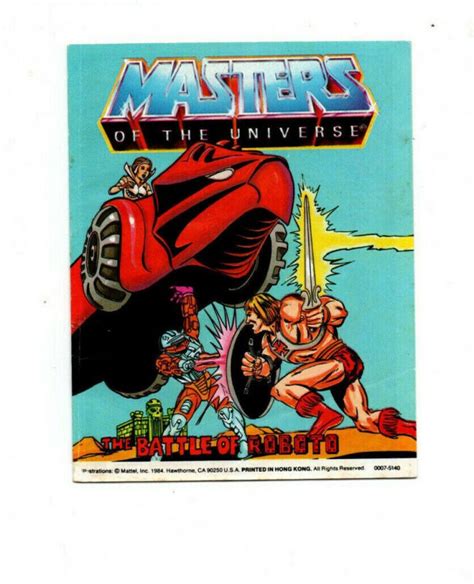 Masters Of The Universe 8 Mini Comics He Man Hordak Skeletor Teela Comic Books