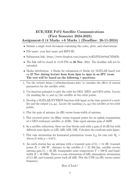 Assignment 3 Sat Comm Pdf