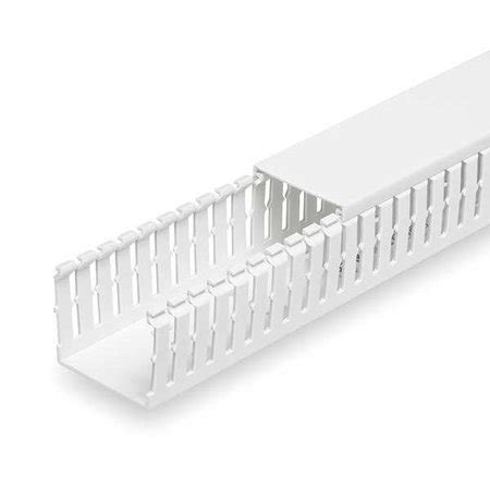 Panduit Base Wiring Duct Type F Narrow White 2 X 5 X 1 6 Pack