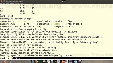 Core Dump Analysis For Linux Application Debugging Part Rulingminds YouTube