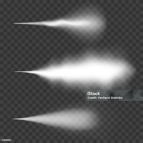 물 스프레이 안개와 연기 효과 투명 한 배경에서 먼지와 흰색 스프레이 효과 스프레이 페인트에 대한 스톡 벡터 아트 및 기타