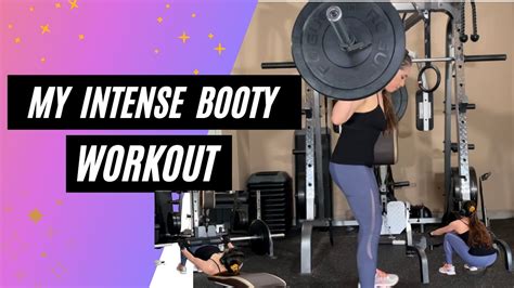 My Intense Booty Workout Routine Mom Fitness Mom Vlog Youtube