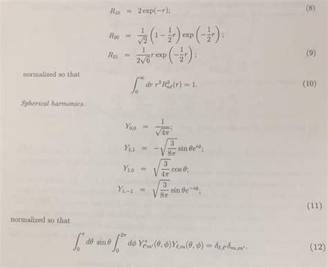 Solved 2 Stark Effect In Atomic Hydrogen The Schrödinger