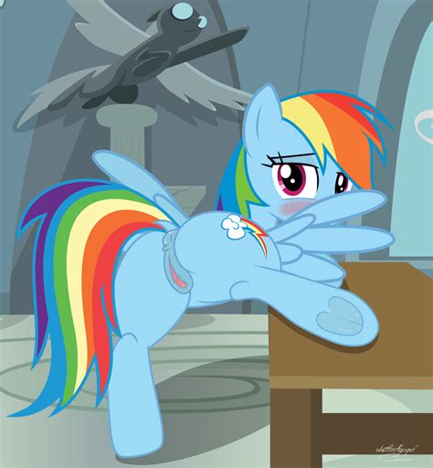 Rule 34 2016 Anus Ass Blue Feathers Blue Fur Blush Cutie Mark Equine