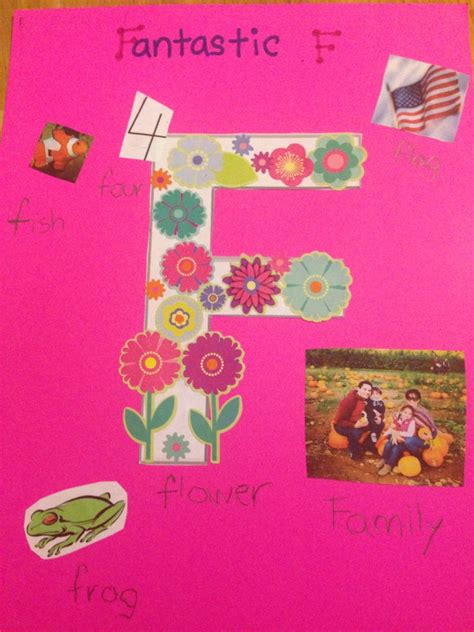 Fantastic Letter F Craft School Homework School Crafts Letter F Craft Crafts