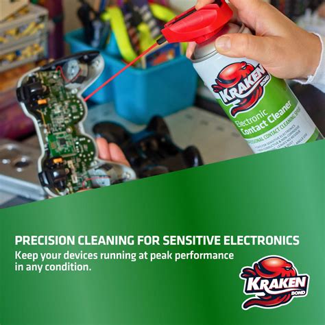 Electronic Contact Cleaner Spray Quick Drying Nonconductive Kraken