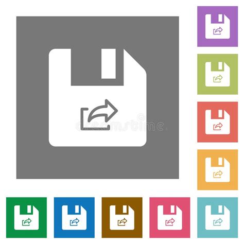 Export File Icon File Document Symbol Stock Illustration Illustration Of Round Arrow