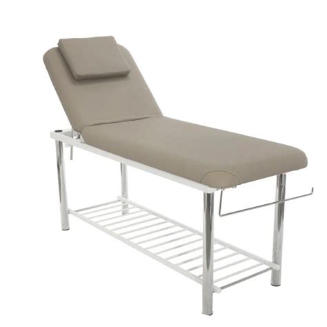 Skinact Solid Massage Table Metal Frame Bed With Storage Rack And