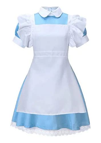 Disfraz De Sirvienta Azul De Cos Anime Para Mujer De Sissy Cuotas