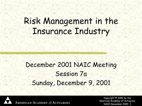 Pdf Risk Management In The Insurance · Pdf Fileoverview • Outline