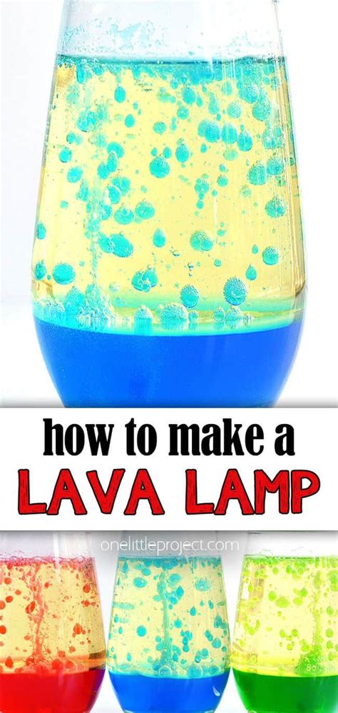 How To Make A Lava Lamp Easy Diy Lava Lamp Make A Lava Lamp Lava