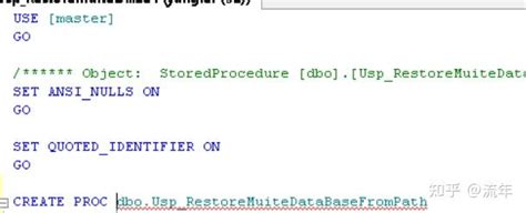 SQLServer存储过程报对象名错误 知乎