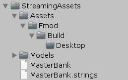 Banks Location In Streaming Assets Folder Issue Fmod Fmod For Unity GitHub