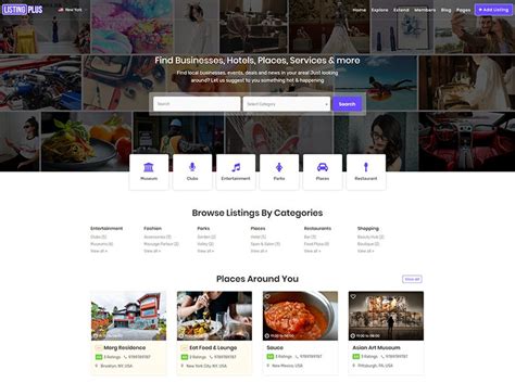 Listing Plus Directory Theme For Wordpress Create Website Easily