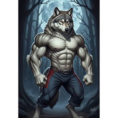 Fierce Wolf With Saber Toothed Tiger Strength Ai Art Generator Easy