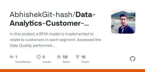 GitHub AbhishekGit Hash Data Analytics Customer Segmentation In This Project A RFM Model Is