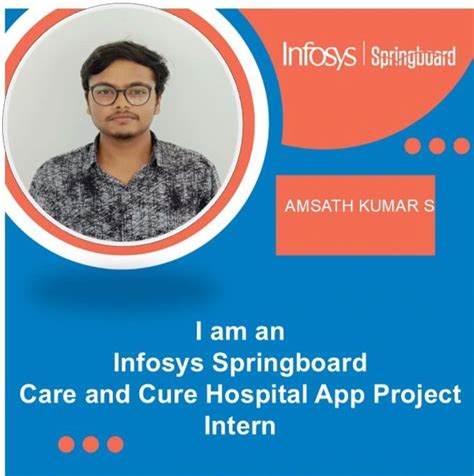 Internship Infosysspringboard Healthcareinnovation