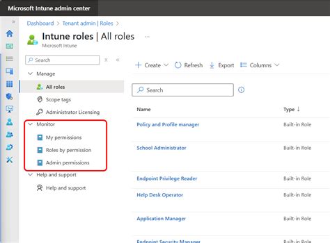 Microsoft Intune 中的基于角色的访问控制 Rbac。 Microsoft Intune Microsoft Learn
