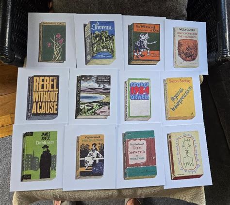 Classic Paperbacks Blank Notecards And Envelopes For Collages And Art Projects Art Supplies Etsy