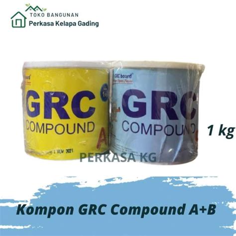 Jual Kompon Grc Board Compound A B 1kg Sambungan Flushjoint Di Seller