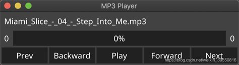 Golang的gui库 Fyne使用案例 Mp3播放器fyne Sample Csdn博客