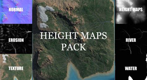 56 Height Map Vol3 카테고리 텍스처 Ue 마켓플레이스