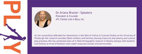 Meet Dr Ariana Brazier Ari The Us Play Coalition