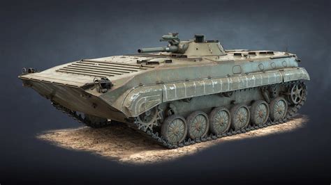 3d Model Bmp 1 And Bmp 1p Vr Ar Low Poly Cgtrader