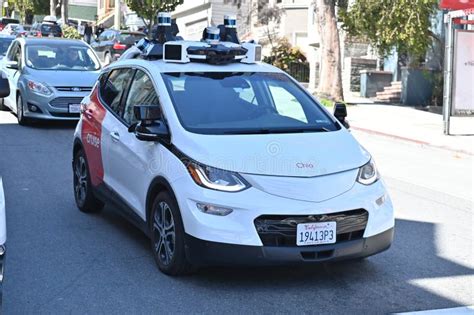 fully autonomous cars on the road now san francisco 19 editorial photo
