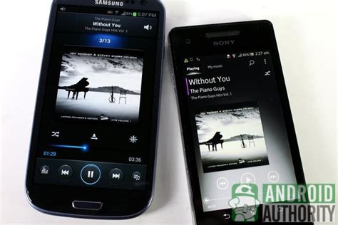 Samsung Galaxy S Vs Sony Xperia V