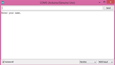 Reading Input From Serial Monitor In Arduino