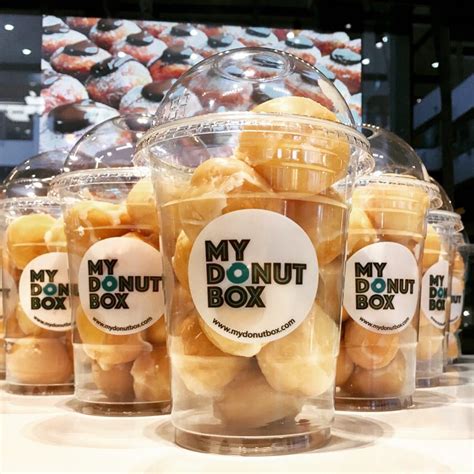 Glazed Donut Hole Cup My Donut Box