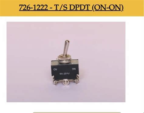 Metal Dpdt Toggle Switch 6a At ₹ 125 Piece In Pune Id 2855112568697