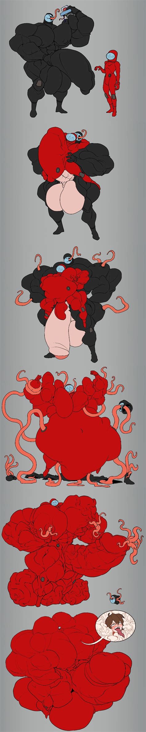 Rule 34 Absorption Vore Alien Among Us Bulge Bulge Through Clothing Dick Dick Growth Enormous
