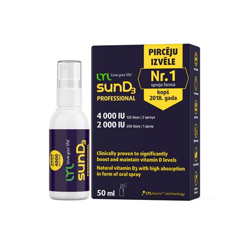 Lyl Purškiamas D3 Vitaminas 4000 Iu Simitrilt