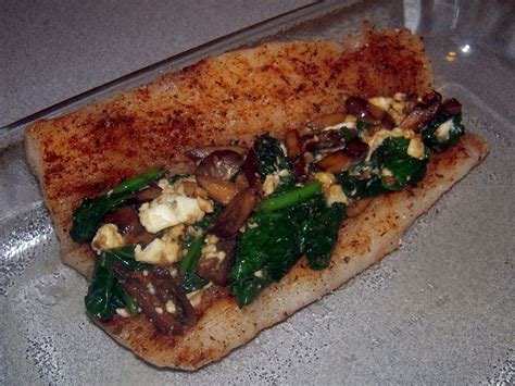The Podanys Welcome To Our World Spinach Stuffed Cod With Mushroom