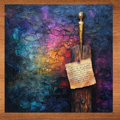 Note Pinned Bookshelf Decore Beautiful Ceramic Art Tile Dark Academia Castlecore Book Nook T