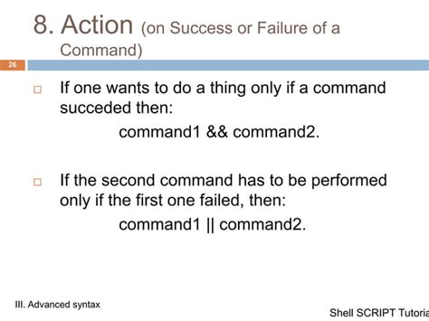Shell Script Tutorial Ppt