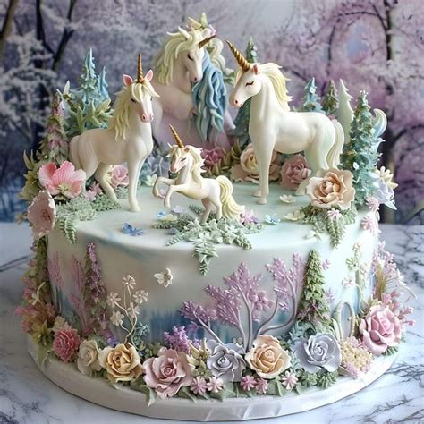 Fantasy Themed Birthday Cake