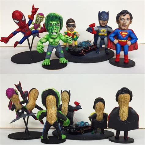 American Creates Ingenious Figurines From Peanuts Pictolic