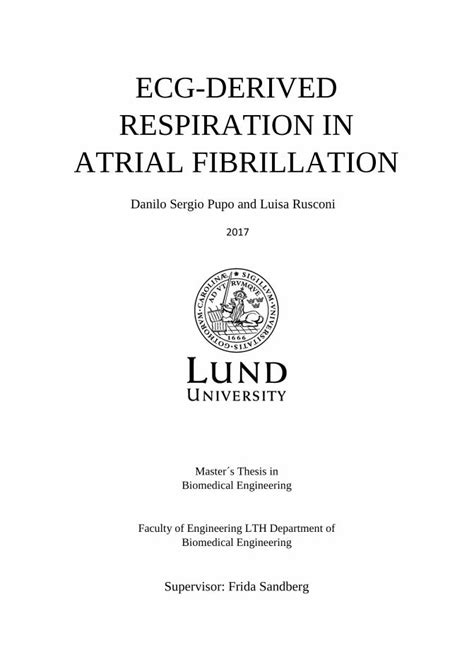 Pdf Ecg Derived Respiration In Atrial Fibrillation Dokumentips