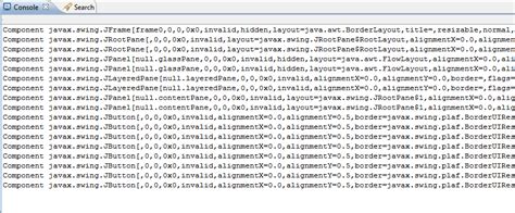 java access and create a tree of swing gui elements stack overflow