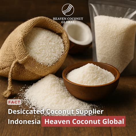 Desiccated Coconut Supplier Indonesia Heaven Coconut Global Heaven