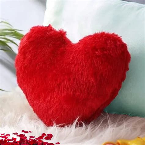 Webby Plush Heart Shape Cushion Birthday T For Girls Wife