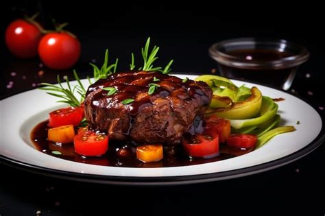 Premium Photo Beef Dish In A Restaurant