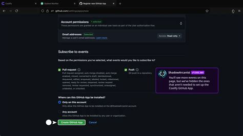 Setup Github App Coolify Docs Setup Github App Coolify Docs