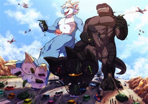 Rule 34 3 Toes Absurd Res Adam0800 Anthro Car Claws Cock Crush Crush
