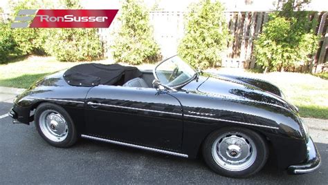 1957 Porsche 356 Speedster Replica Black With Gray Seats 1915cc Motor