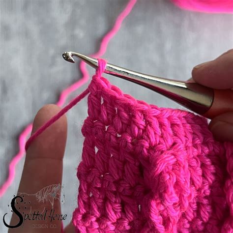Jacobs Ladder Crochet Stitch Tutorial Spotted Horse Design Co